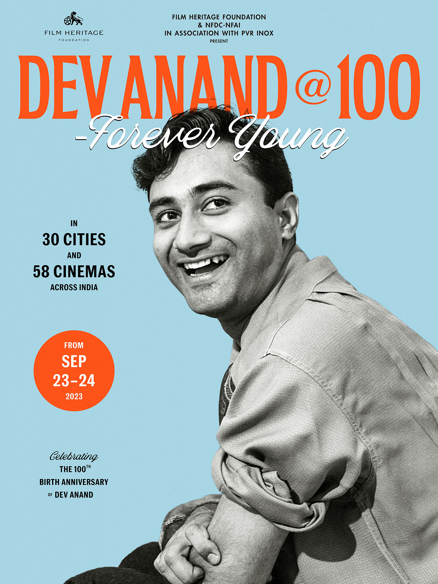 Dev Anand @100 – Forever Young: A Film Festival Celebrating the 100th ...