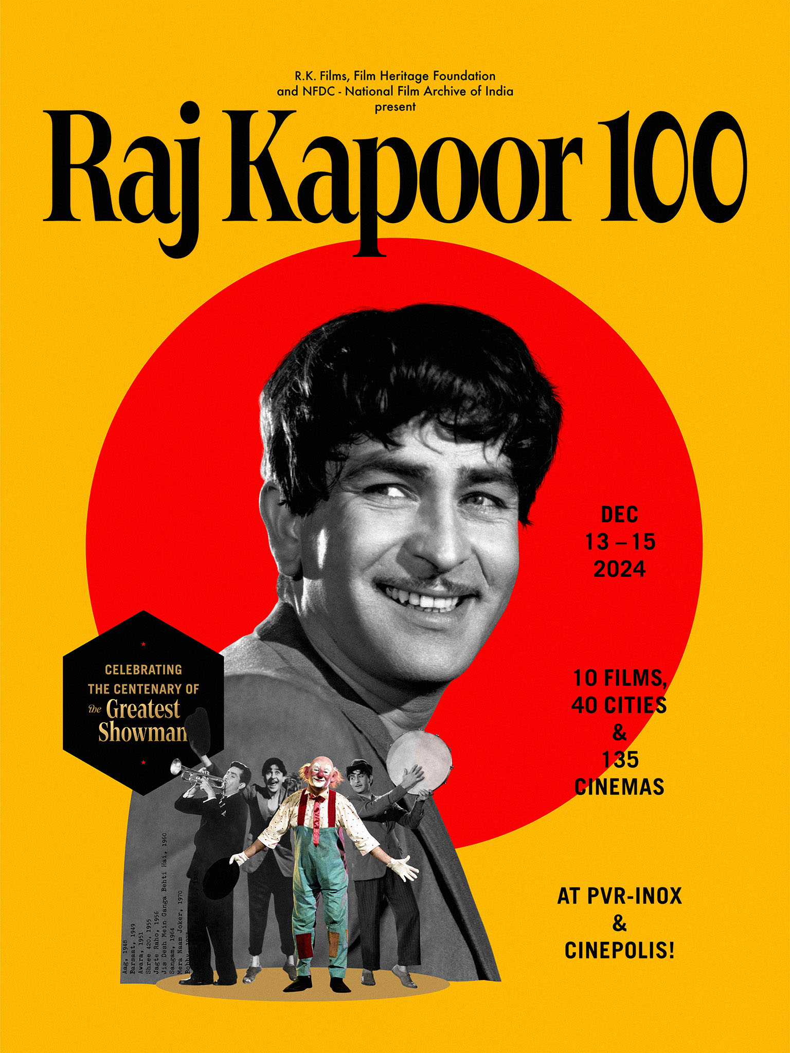 Raj Kapoor 100 – Celebrating a Century of the Greatest Showman - Film ...